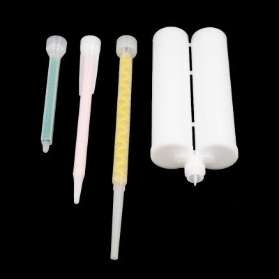 Cina Applicatore di pistole adesive epossidiche di miscelazione statica punta di ugello di calcificazione per 400 mL e 600 mL 1:1 Cartucce doppie in vendita