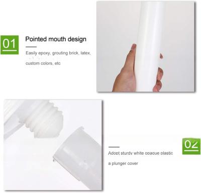 Cina Cartuccia di sigillante in silicone di 310 ml di plastica resistente per uso multifunzionale in vendita