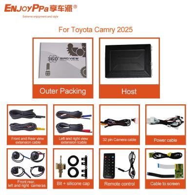 China 1080P 360 autocamera systeem parkeerhulp voor Toyota Camry 2025 Te koop
