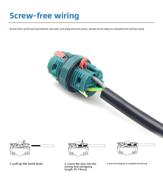 P20 3-Pin Power Connector close-up