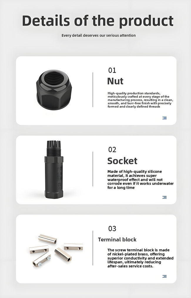 M25TC Waterproof Connector wiring diagram
