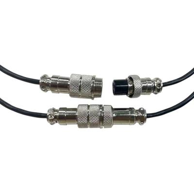 China GX16 3 Core Aviation Waterproof Power Connector Wire Sensor Male And Female Head for sale