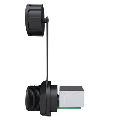 Cina M20 Pannello RJ45 Cable di segnale connettore impermeabile 180 gradi Cristallo Aviation Plug in vendita