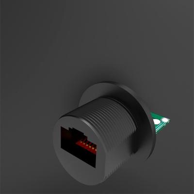 Cina RJ45 M20 pannello connettore di segnale impermeabile con testa cristallina adattatore di rete industriale in vendita