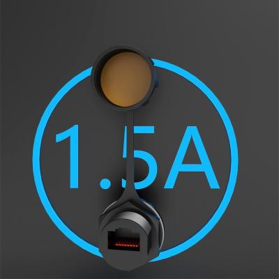 Cina RJ45 M20 pannello connettore di segnale impermeabile con testa cristallina adattatore di rete industriale in vendita