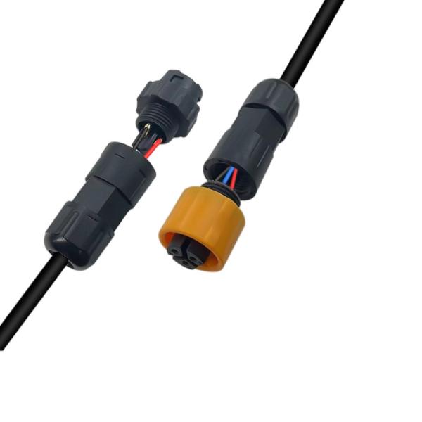 Quality Self Locking Waterproof Signal Connector Panel Mount Assembled Outdoor Lighting for sale