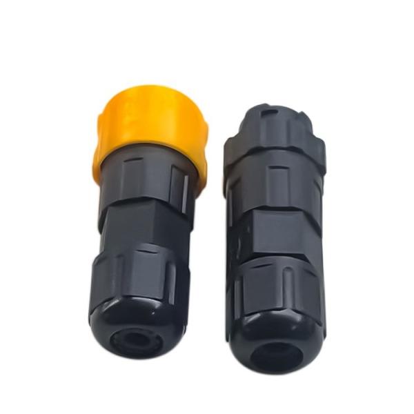Quality Self Locking Waterproof Signal Connector Panel Mount Assembled Outdoor Lighting for sale