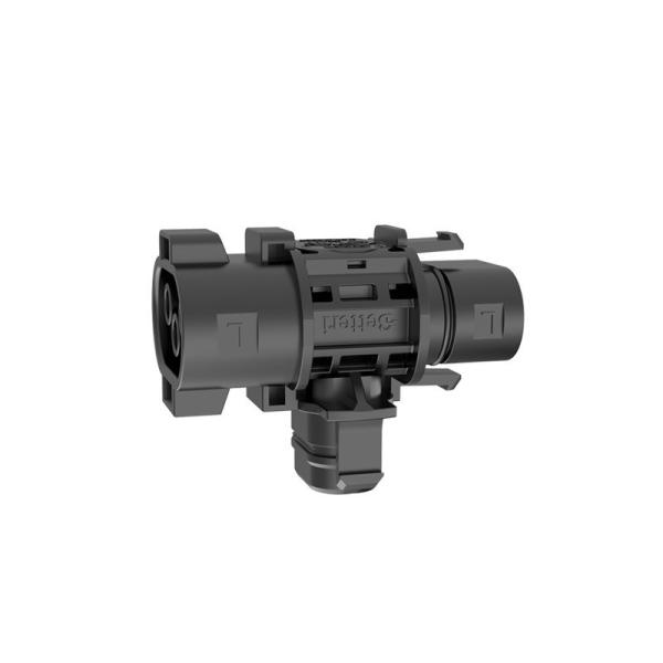 Quality IP68 40A High Current Waterproof Data Connector Panel Mount Quick Plug Tee for sale