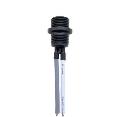 China Push Locking Waterproof M12 Panel Mount Connector 400V Rear Panel Connector for sale