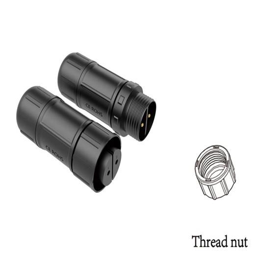 Quality Screw Less Type Waterproof Male Female Connector 25A Max Soldering / Screw Fitting for sale