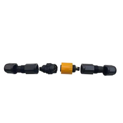 Quality Sealed Circular Power Cable Connector Waterproof Self Locking Butt Type for sale