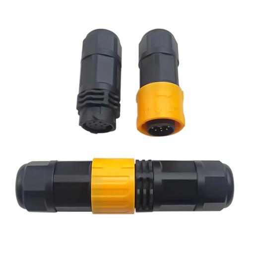 Quality Sealed Circular Power Cable Connector Waterproof Self Locking Butt Type for sale