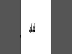 Outdoor M12 Waterproof Male Female Connector Docking Reverse Head Power Cable