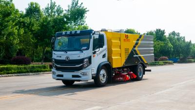 China Dongfeng T3 Road Sweeper Truck with Yuchai 121kW Diesel Engine for sale