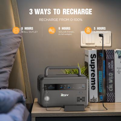 Cina Pacchetto portatile all'aperto solare di potenza della batteria della centrale elettrica di capacità elevata dell'alimentazione elettrica di ZTSW 300W 300W in vendita