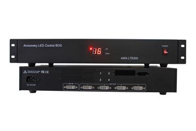 China led sending box ams-ltb300 with brightness adjustment function support 4 sending card external for sale