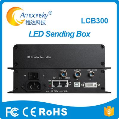 China Digital display Message board LED screen control box LCB300 include msd300 led card like nova mctrl300 sending box for sale