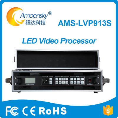 China Electronic signs Die Casting Aluminum Cabinet led tv processor LVP913S with flight case for led control software linsn for sale