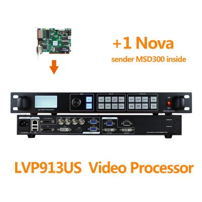China Video display processor LVP913US include 1 nova msd300 controller like vdwall lvp615 for P8 Outdoor SMD3535 Full Color for sale