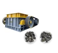China Limestone Roller Crusher Toothed Roll Crusher 100-220 tph Adjustable Discharge 10-30 mm for sale