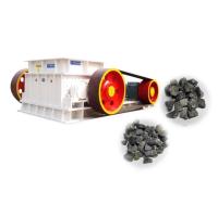 China Anti Abrasive Roll Crusher Machine 350-900 TPH Large Processing Capacity Dual Motor 1200mm Roller for sale