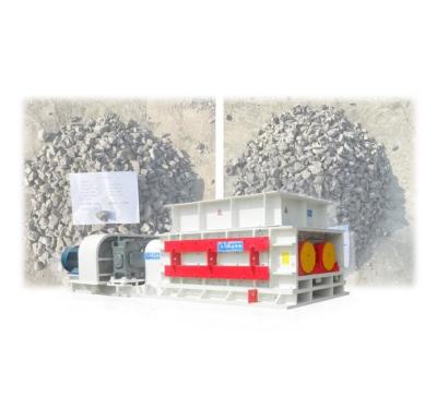 Cina frammentazione morbida della roccia dell'OEM del doppio frantoio liscio del rotolo di dimensione di scarico di 10-25mm in vendita