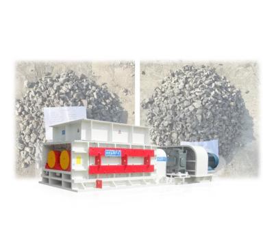 中国 45*2KW供給のサイズ60mmロール粉砕機機械玄武岩の粉砕機の低負荷の消費 販売のため