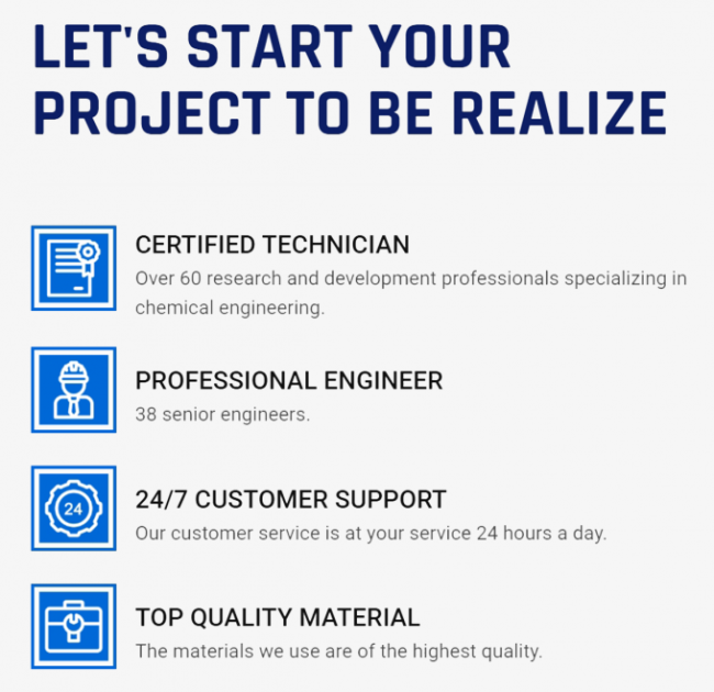 Jiangsu Ruiding Environmental Engineering Co., Ltd. factory production line 1