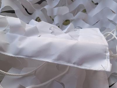 China Heavy Duty Unbreakable Rope camouflage net Snow White Color Reversable No Glare Strong  Unbreakable White Rope for sale
