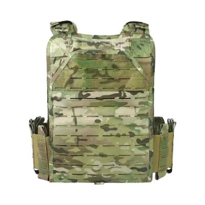 China Tactical Military Bulletproof Vest With Plates Molle System Carrier With Magazine Pouch 9mm for sale