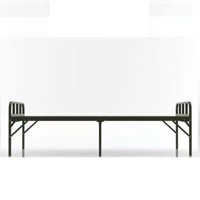 Cina Patio Folding Office Lunch Break Bed Outdoor Camping Bed Ospedale Medico Campaggio Semplice in vendita