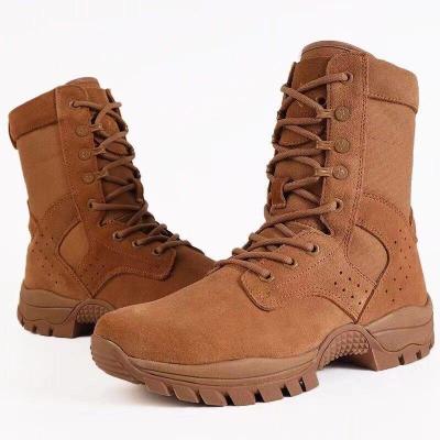 中国 戦闘用靴 野外での冒険用 黒い牛皮ゴム 販売のため