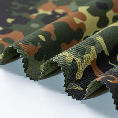 China Us Tape Military Fabric Cotton Blended German Jungle Thick Gauze Card Fabric Training Work for sale