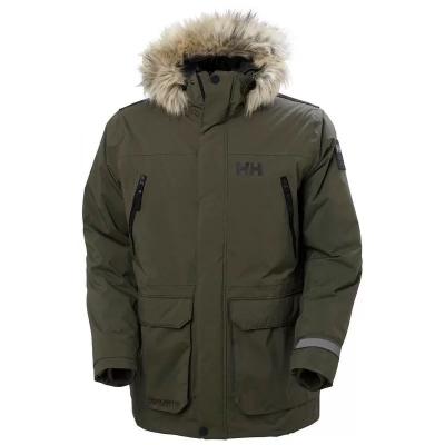 China Insulated Helly Hansen Men's Parka Jacket for Cold Weather Protection for sale