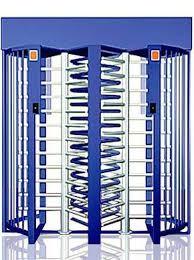 China Entrance Control Full Height Turnstile Security Turn Style Door With Double Passage for sale