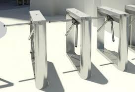 China Explosion Models Tripod Turnstile Gate , Entrance Waist High Turnstiles for sale