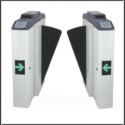 China Processed Bi - Direction Turnstile With Sheet Metal Fingerprint Gate for sale