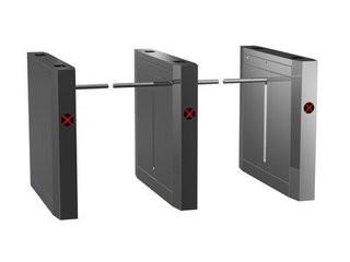 China Security Waist Height Turnstiles Gate , Bi - Directional Turnstiles for sale
