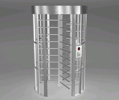 China Indoor Anti Corrosion Full Height Barriers Door Revolving With Powder Coating for sale