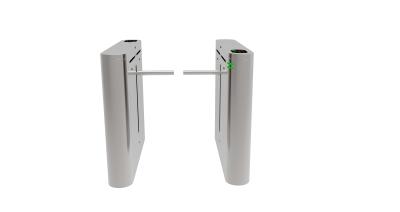 China Magnetic Card Drop Arm Subway Turnstile Without Mechanical Impact for sale