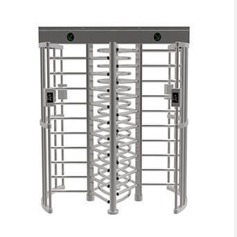 China Stainless Steel Full Height Train Station Turnstile Barrier Entrance Control for sale