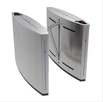 China 304 Stainless Steel Half Height Pedestrian Turnstile Gate For Bridge - Type for sale