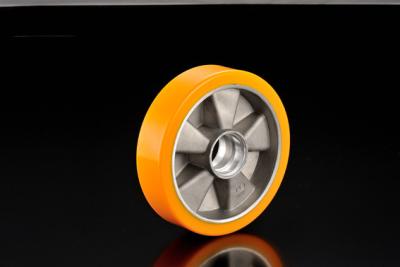 China Polyurethane Nylon Rubber Hand Pallet Truck Wheel Used in Industry for sale