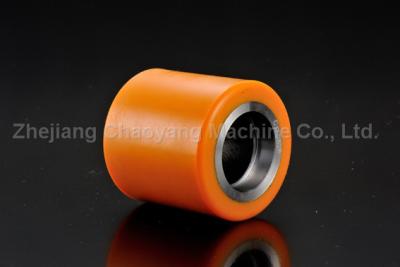 China Polyurethane tread Steel core Loading wheel Balance wheel for Linde electric forklift Made in China for sale