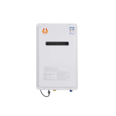 China 16L White Tankless Natural Gas Water Heater 4.7GPM Camping Gas Water Heater for sale