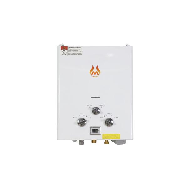 Quality Flue Gas Water Heater 6 Liter LPG Propane Instant Compact Startup Operation for sale