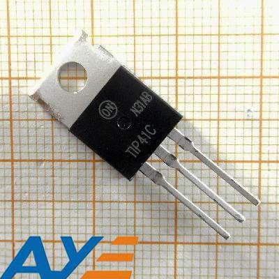 TIP41CG διπολική 3-καρφίτσα -220 κρυσταλλολυχνιών 3MHz κρυσταλλολυχνιών NPN συνδέσεων συσκευασία