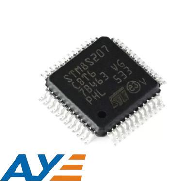 中国 STM8S207CBT6電子部品ICはモーター点火のコントローラーMCUを欠く 販売のため