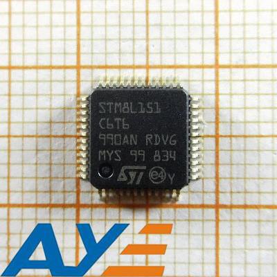 中国 STM8L151C6T6電子部品ICはモーター点火のコントローラーMCUを欠く 販売のため