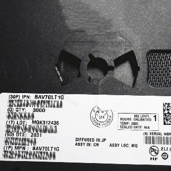 BAV70LT1G IC DIODE ON Semiconductor ARRAY GP 70V 200MA SOT23-3